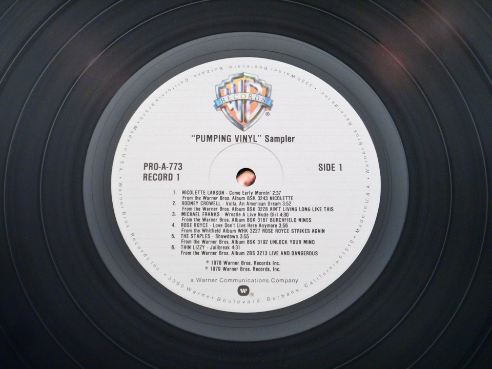 Pumping Vinyl ♫ Rare 1979 Warner Bros. Records Promo Sampler Dbl Vinyl ...