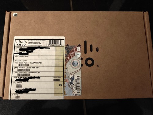 Cisco C9300-NM-8X Catalyst 9300 8x10GE Network Module- Brand New Sealed ...