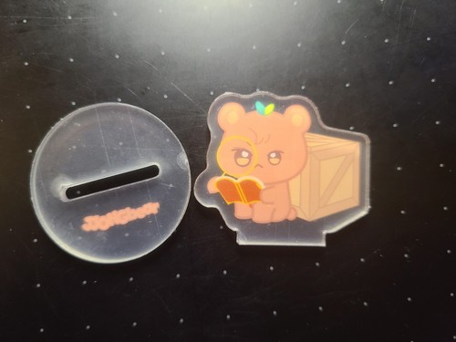 ATEEZ Aniteez Jongho JJONGbear Mini Acrylic Stand PROTECTIVE FILM IN ...