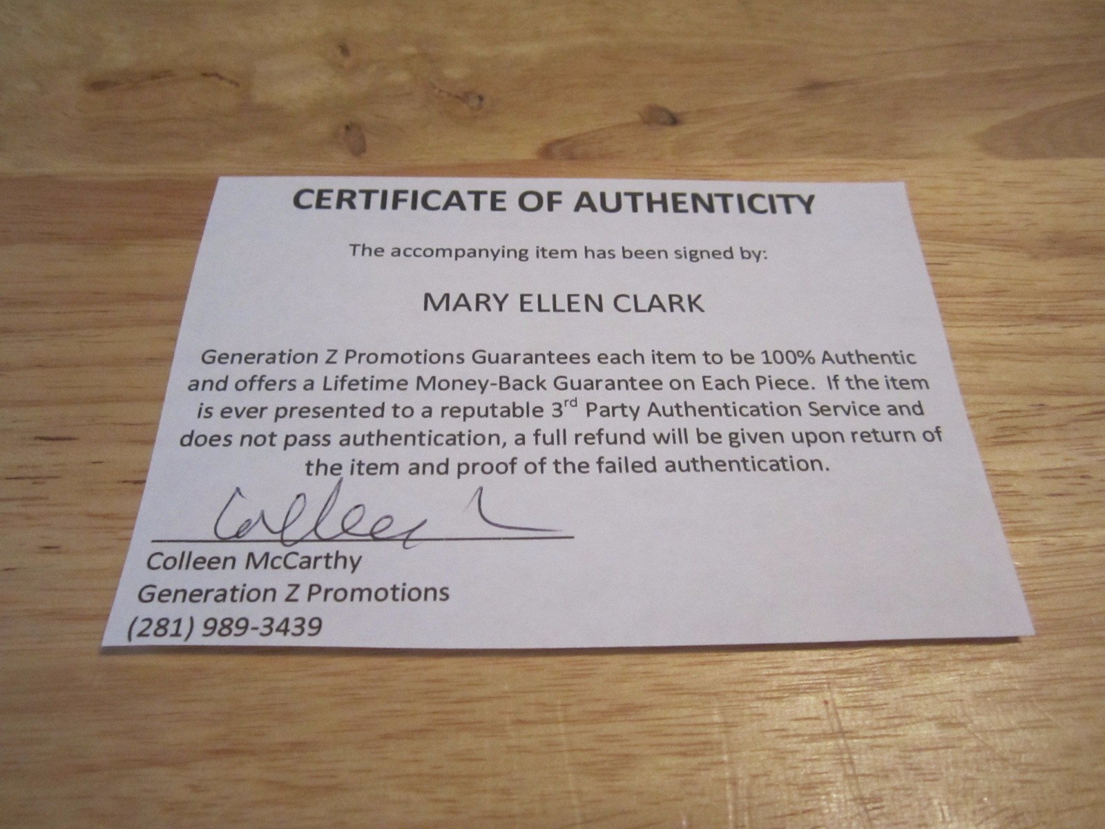Mary Ellen Clark Autographed/Signed 5X7 Photograph USA Olympic Diving ...