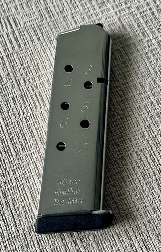 Kimber 1911 KimPro 45ACP Tac-Mag 7 Rounds | eBay