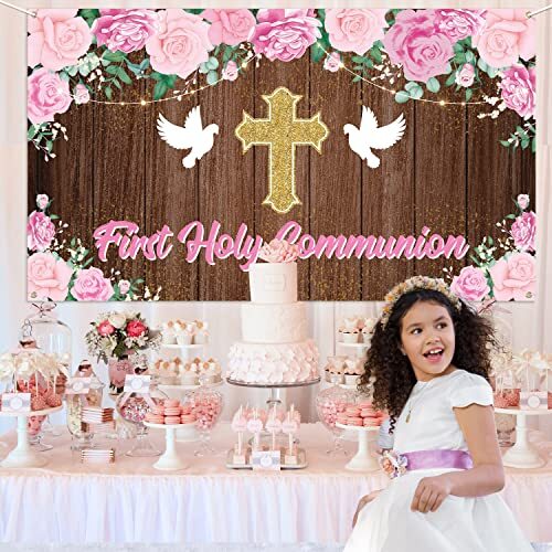 First Communion Backdrop