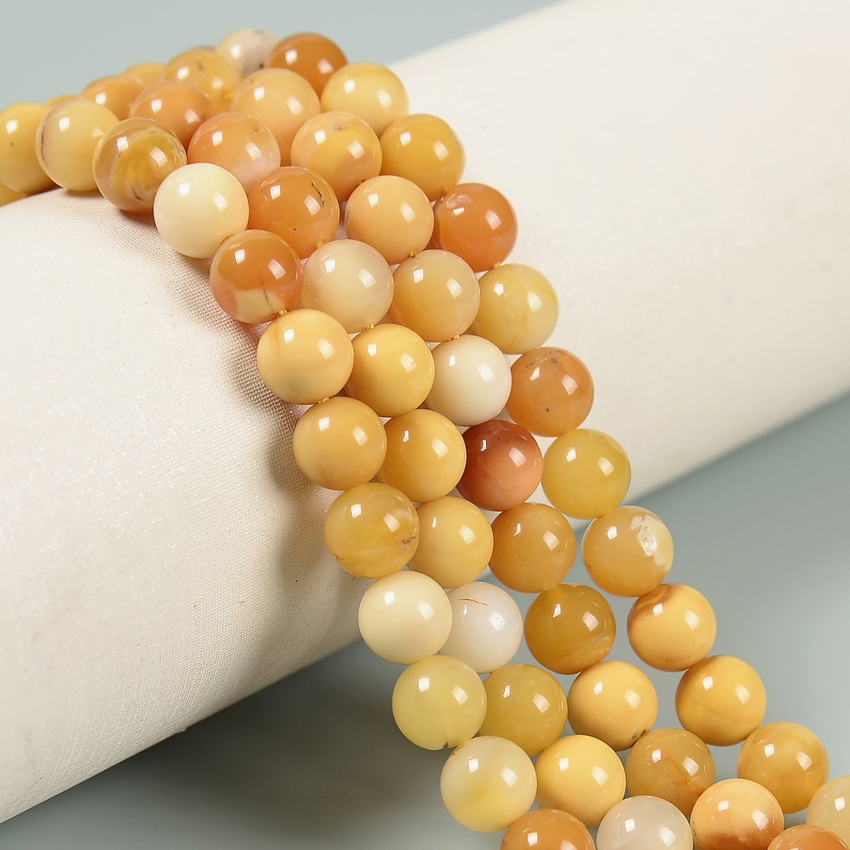 Yellow Jade Stone Beads