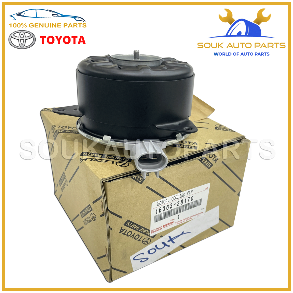 16363-28170 Genuine Toyota MOTOR, COOLING FAN 1636328170 OEM | eBay