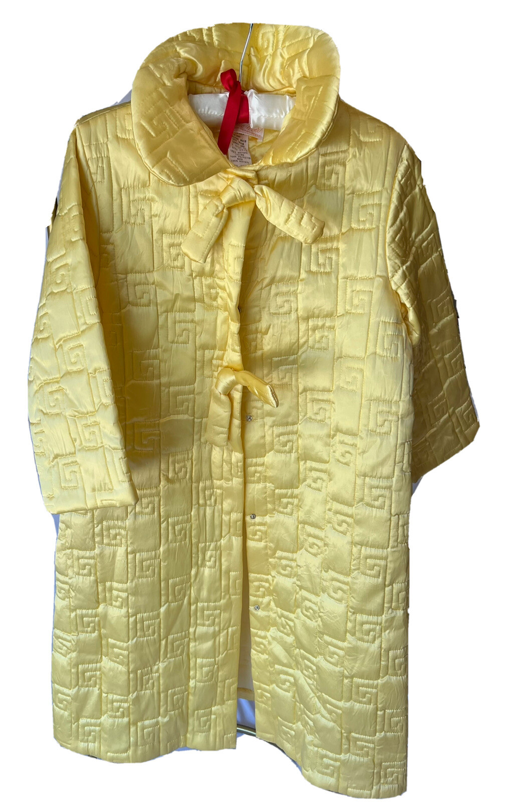 Yellow quilted robe - Gem