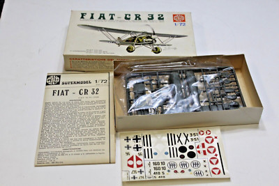 SUPER MODEL, FIAT CR 32 1/72 SCALE. 10-009 Model Kit Box Lot | eBay