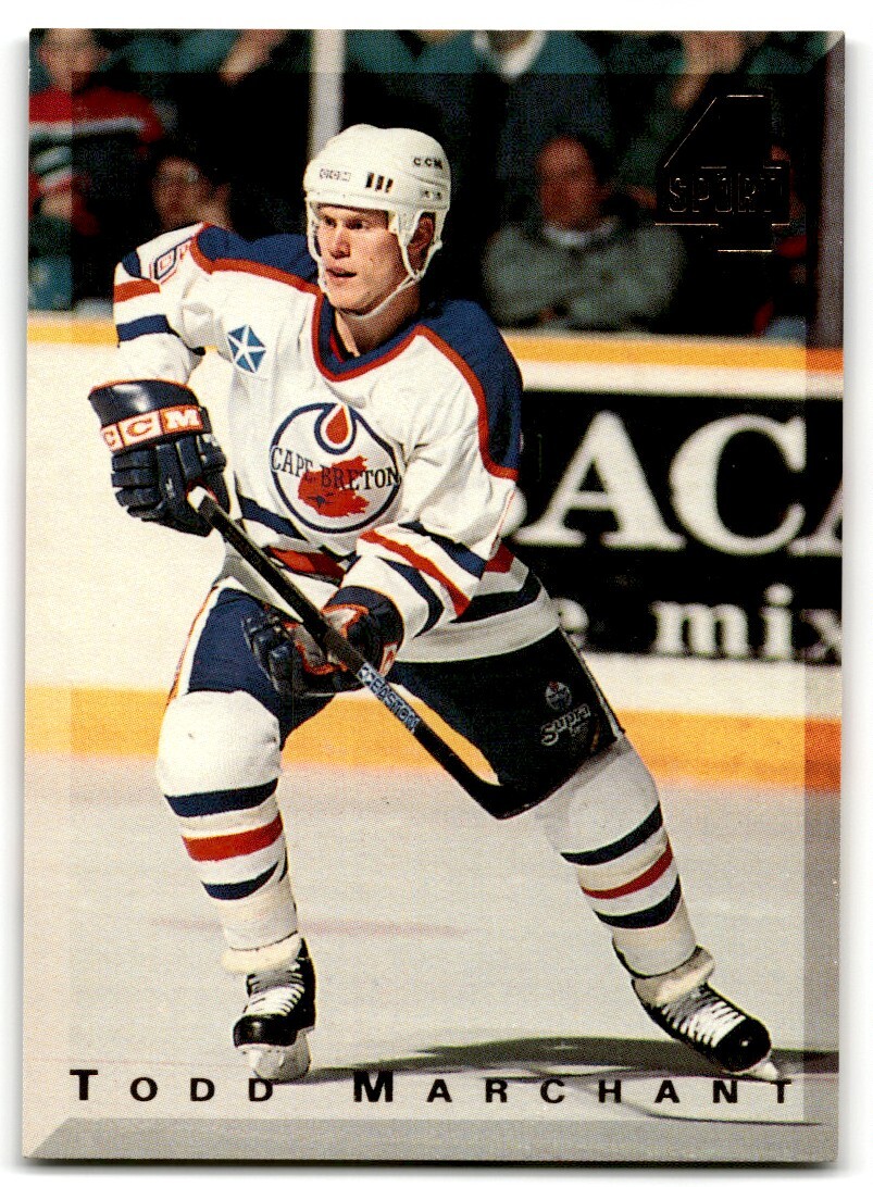 1994-95 CLASSIC GAMES 4 SPORT TODD MARCHANT CAPE BRETON OILERS #140 | eBay