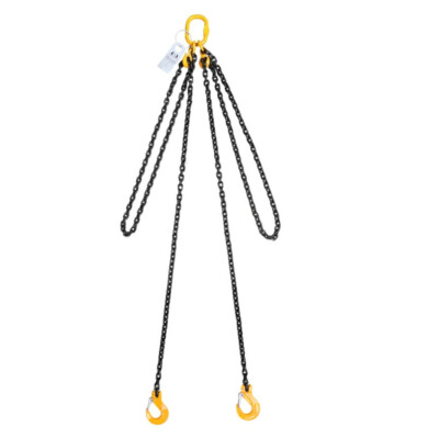 BUNZL GR80 Chain Sling - 2-Leg - 8mm x 5m - WLL 3500kg - CSA08253525 ...