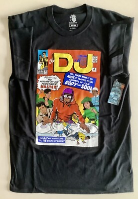 BEDDO T-Shirt Hip Hop / Comic Inspired Art Tee The DJ - New - Sizes ...