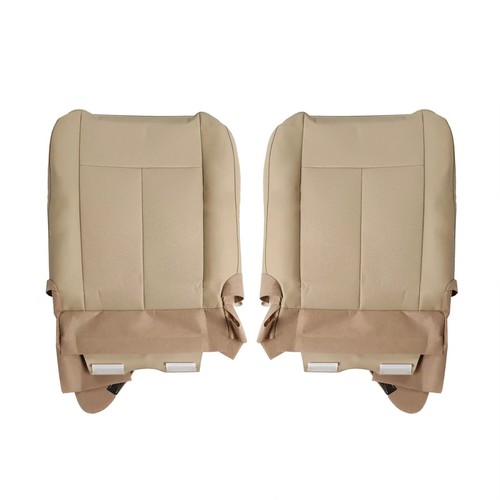 2Pcs Passenger & Driver Leather Bottom Seat Cover For 07-14 Ford ...