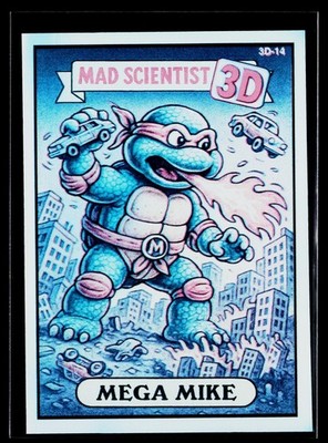 Mad Scientist 40K GPK Spoof SP HOLO FOIL STICKER Mega TMNT Ninja ...