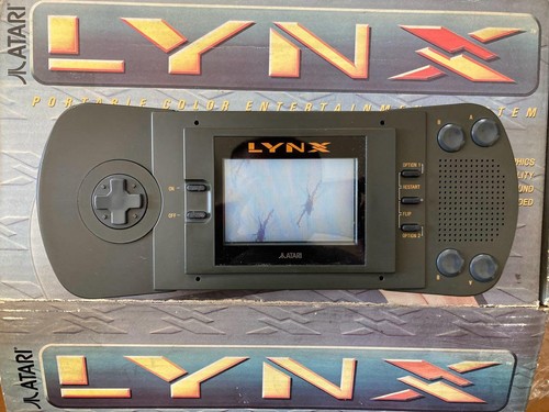 Atari Lynx Handheld Console Original Model Boxed with Blue Lightning ...