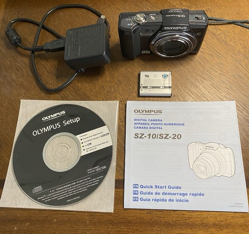 Olympus SZ-20 16MP CCD Digital Camera 12.5x Optical Zoom | eBay