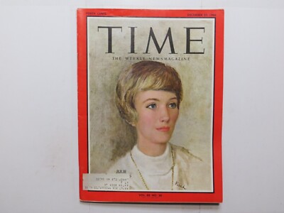 VTG Time Magazine December 23 1966 Vol 88 #26 - Julie Andrews 7W | eBay