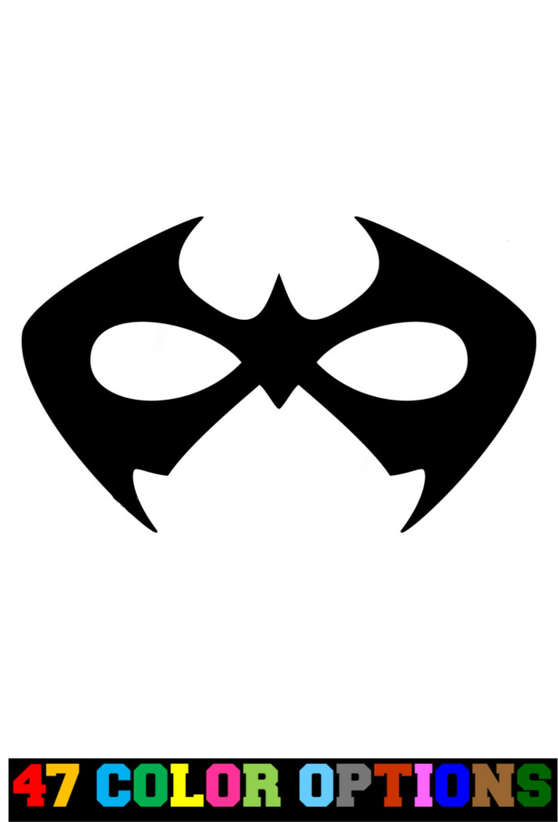 Vinyl Decal Truck Car Sticker Laptop - DC Comics Batman Nightwing Mask ...