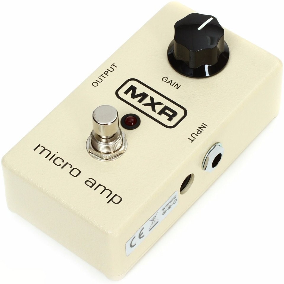 Dunlop MXR M133 Micro Amp Gain/Boost Guitar Effects Pedal 710137006607 ...