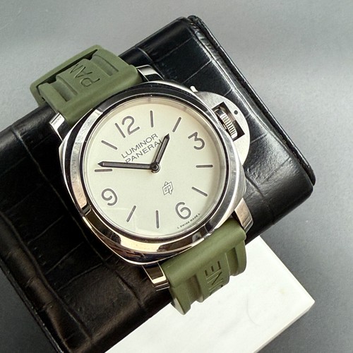 Panerai Luminor Base Logo Men's Watch in White, Steel 44mm PAM01087 PAM ...