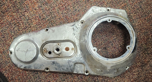 Harley Davidson shovelhead fx Outer Primary cover Chopper Bobber Custom ...