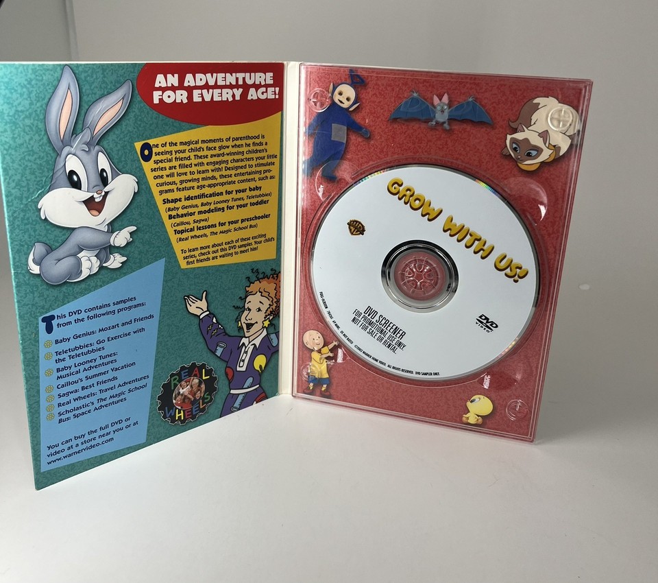 PBS Kids Grow With Us Promotional DVD Screener Preowned | eBay