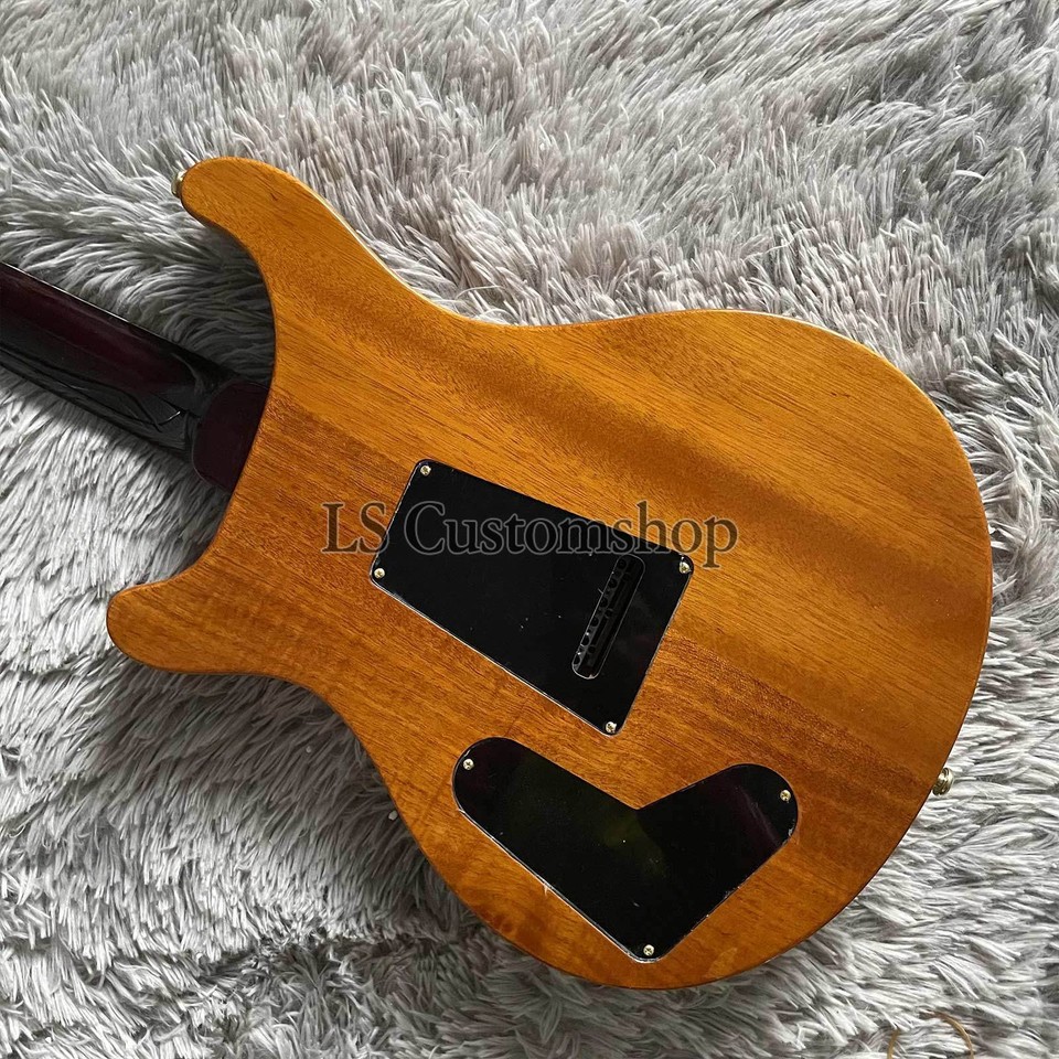 Factory Custom McCarty Semi Hollow Electric Guitar Spalted Top Tobacco ...