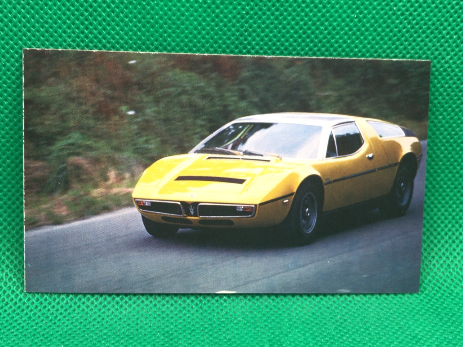Maserati Bora yellow card part 3 Italy Japansese 40 years ago super car ...
