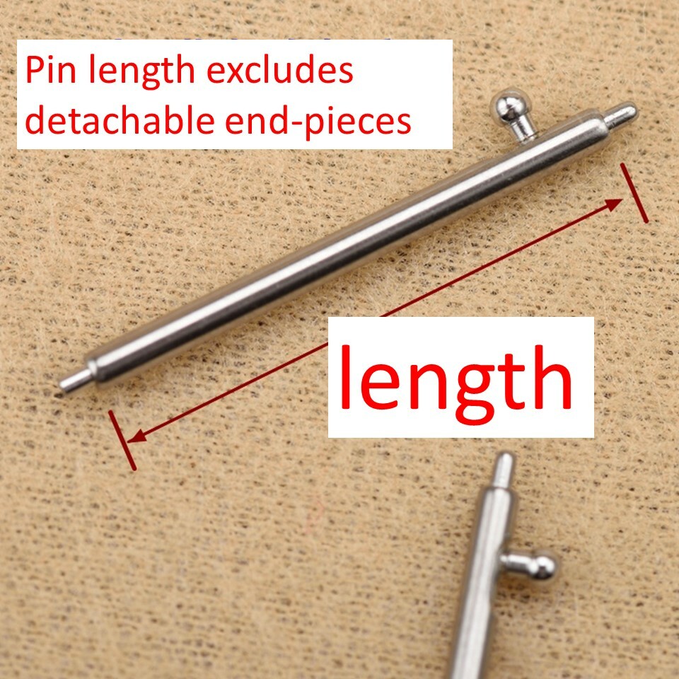 Detachable Pins Quick Release Spring Bar Watch Band Spair Tools16 18 20 ...