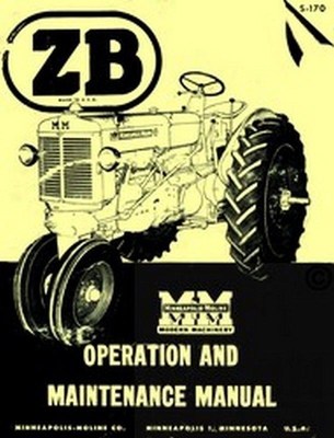 Minneapolis Moline Z ZB ZBU ZBE ZBN Operators Manual | eBay
