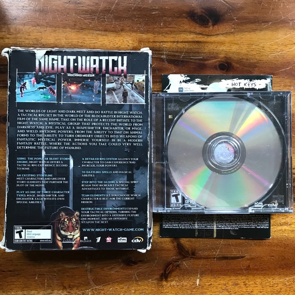 Night Watch PC Game CD-Rom Complete US Release | eBay