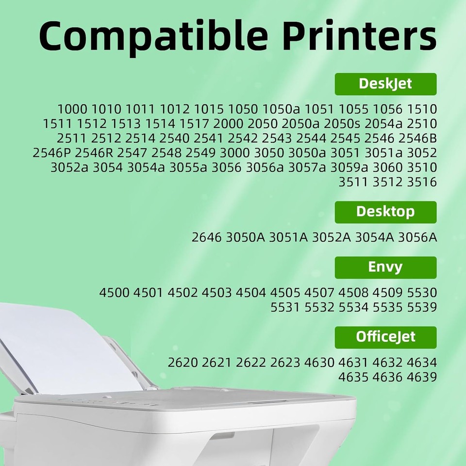 For HP 61XL 61 XL Ink Printer Cartridge For HP DeskJet 2050 2510 2545 ...