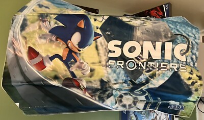 Sonic the Hedgehog Gamestop Cloth/Fabric Display Banner RARE | eBay