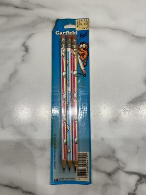 Vintage 1978 Garfield PENCILS Empire Pencil Corp Nos Unopened A | eBay