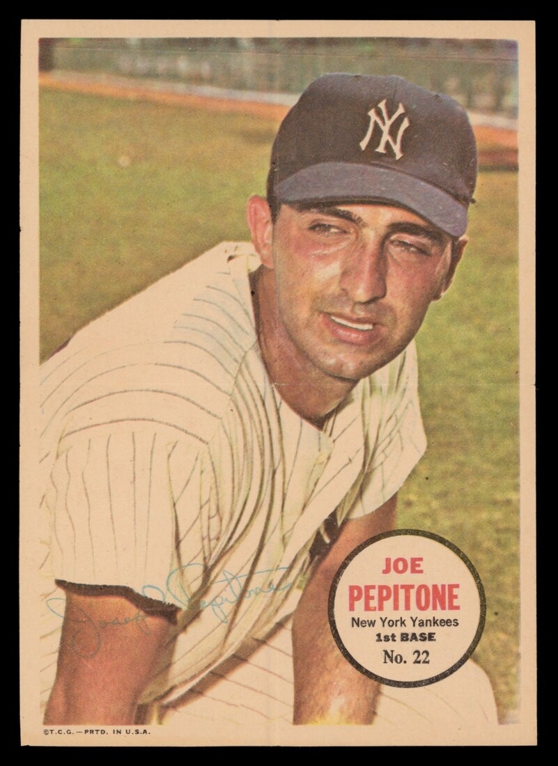 1967 Topps Posters Inserts Set-Break # 22 Joe Pepitone *GMCARDS* | eBay