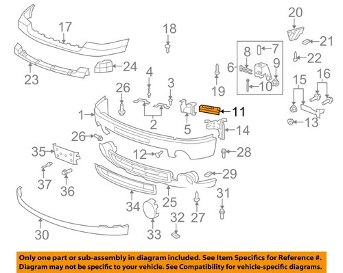 GM OEM FRONT BUMPER-Outer Reinforcement Left 25833267 | eBay.de