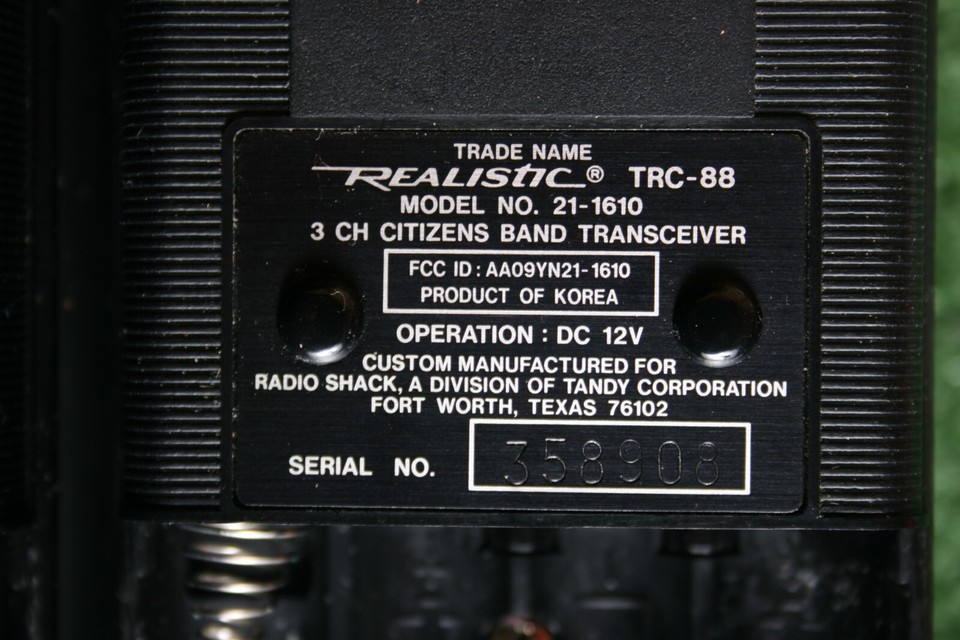 Vintage REALISTIC Walkie Talkies CB 3 Channel TRC-88 TRC-218 Tested ...