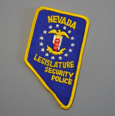 Nevada Legislature Security Police Patch ++ Mint NV | eBay