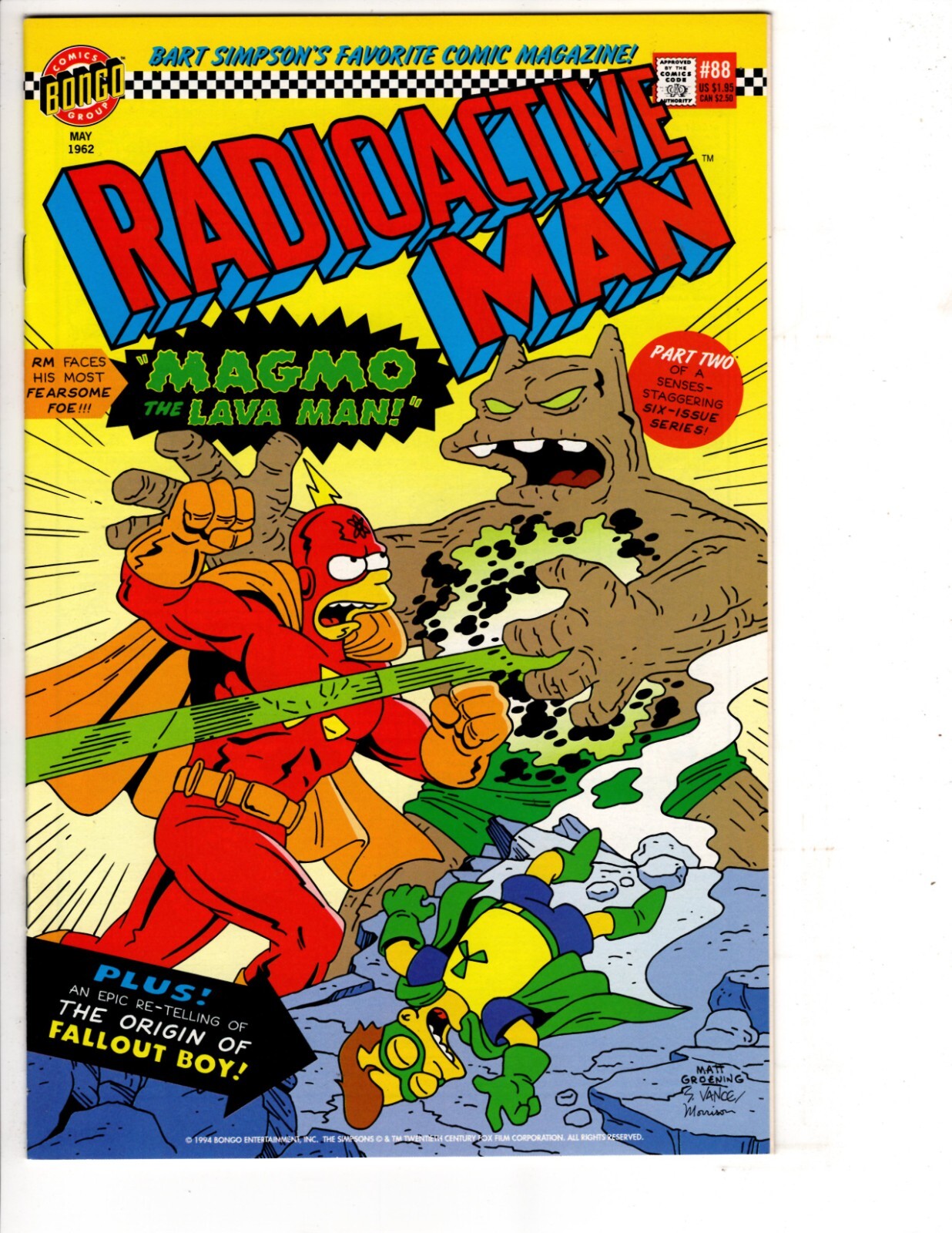 Radioactive Man #88 Comic (2010) The Simpsons Spinoff Matt Groening VF ...
