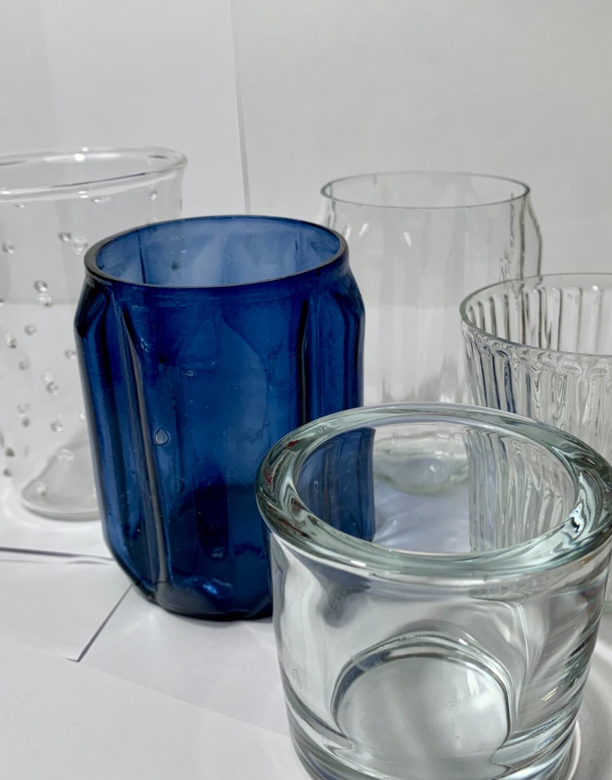 Clear Blue Glass Texture