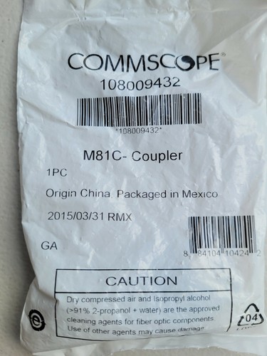 CommScope M81C-COUPLER - cable coupler for sale online | eBay