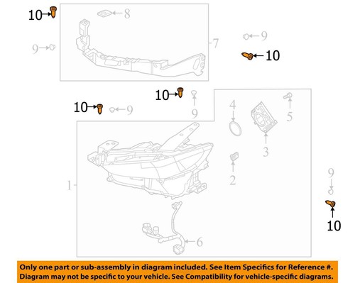 MAZDA OEM 2020 CX-30 Front Bumper Grille-Bumper Cover Upper Bolt ...