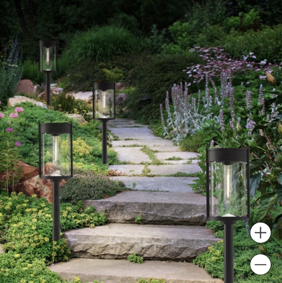 GTX, 4 Pack - Solar LED Pathway Lights | eBay