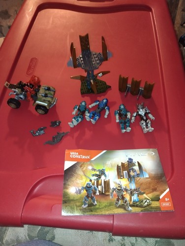 Halo Mega Blocks Lot Complete With Extra Motorcycle And Figure | eBay