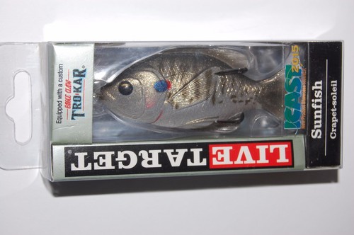 koppers live target sunfish 3" 7/16oz midnight metallic bluegill ...