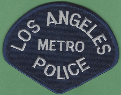 LOS ANGELES METRO POLICE SHOULDER PATCH | eBay