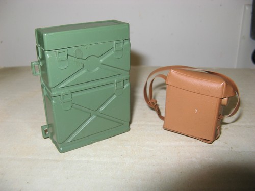 1964 GI Joe Vintage Hasbro 12” Green Backpack & Tan Shoulder Radios | eBay
