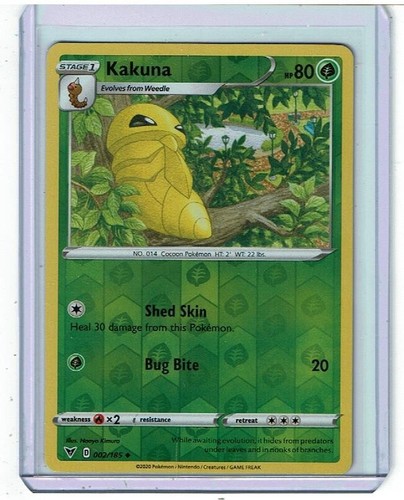 Kakuna - Reverse Holo - Vivid Voltage - 002/185 | eBay