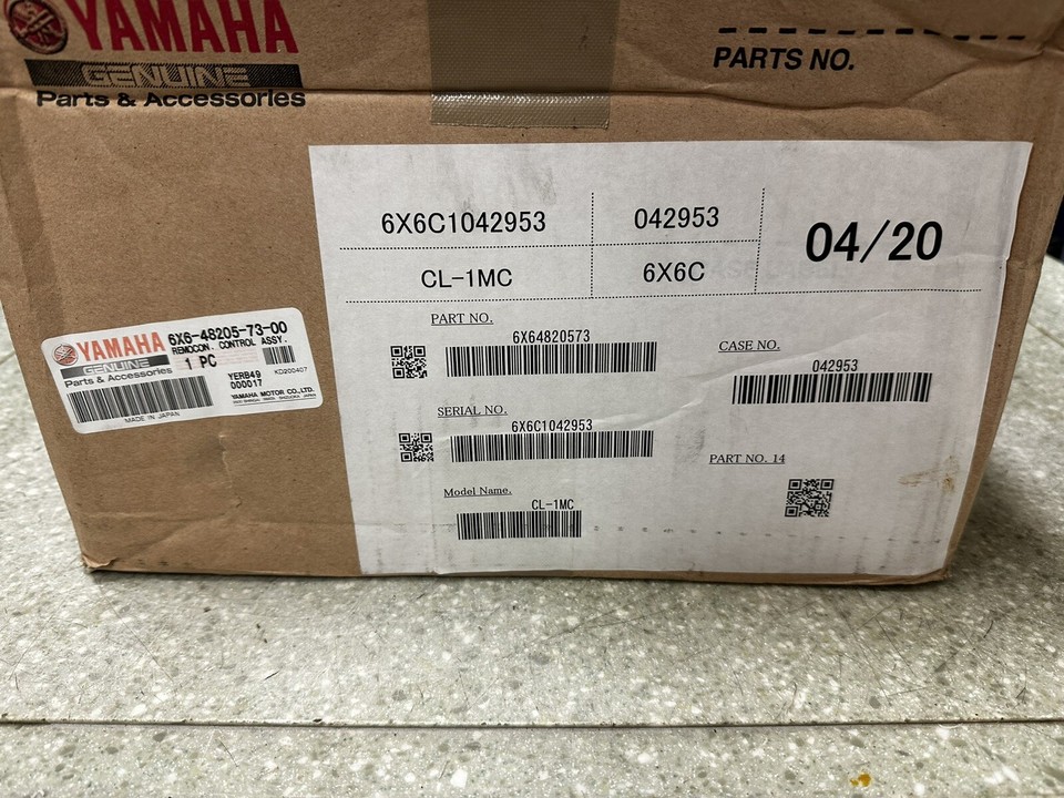 Yamaha CL-1MC Single Engine Digital Control Fits: DEC Motors P#6X6 ...