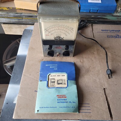 EICO Model 232 Peak to Peak VTVM Volt-Ohm Meter & Instruction Manual ...