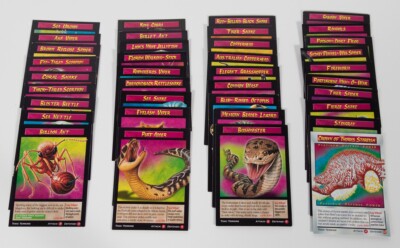 37 Weird N Wild Creatures Cards - Toxic Terrors | eBay