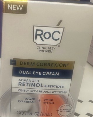 ROC CLINICALLY PROVEN DERM CORREXION DUAL EYE CREAM ADVANCED RETINOL ...