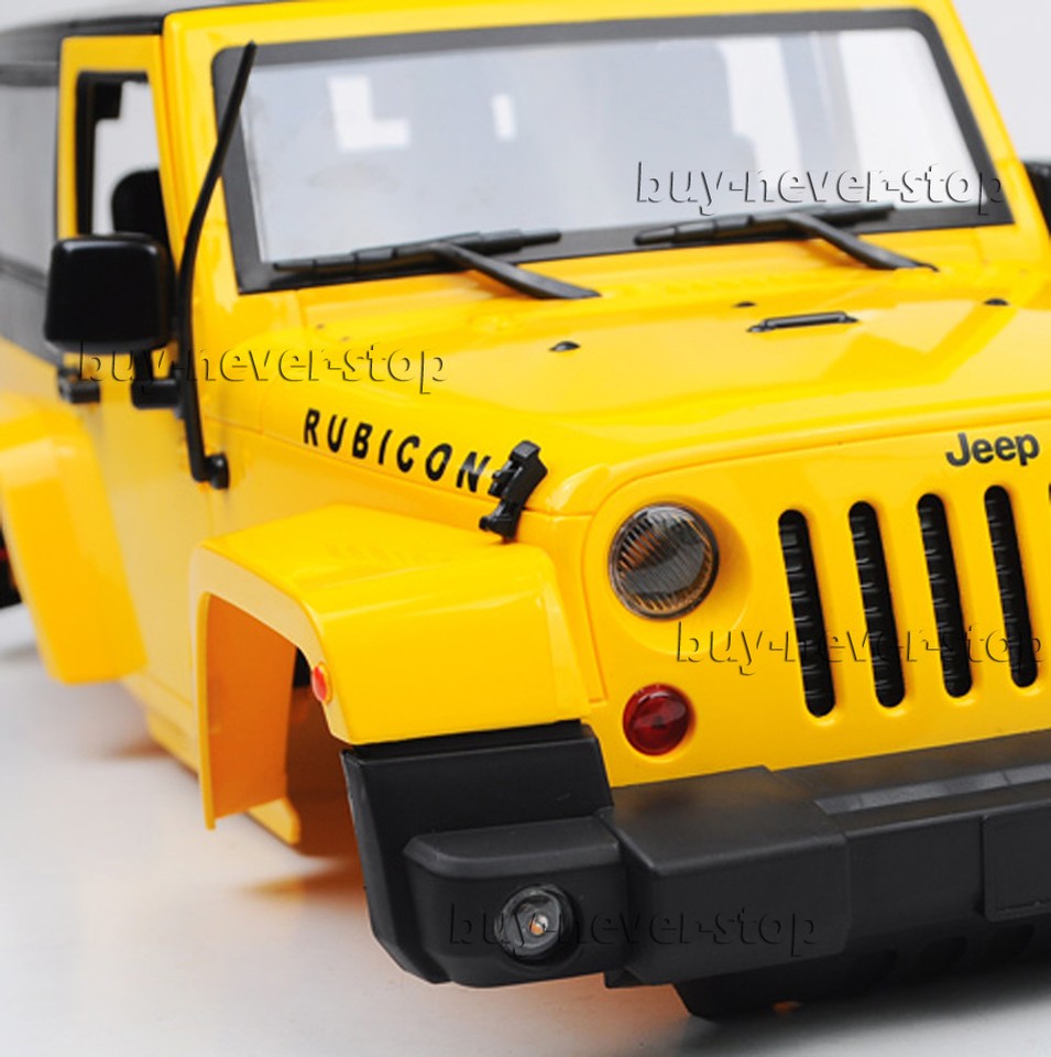 RC Parts or 275mm Body Shell For SCX10 1/10 RC Jee-p Wrangler Engine ...